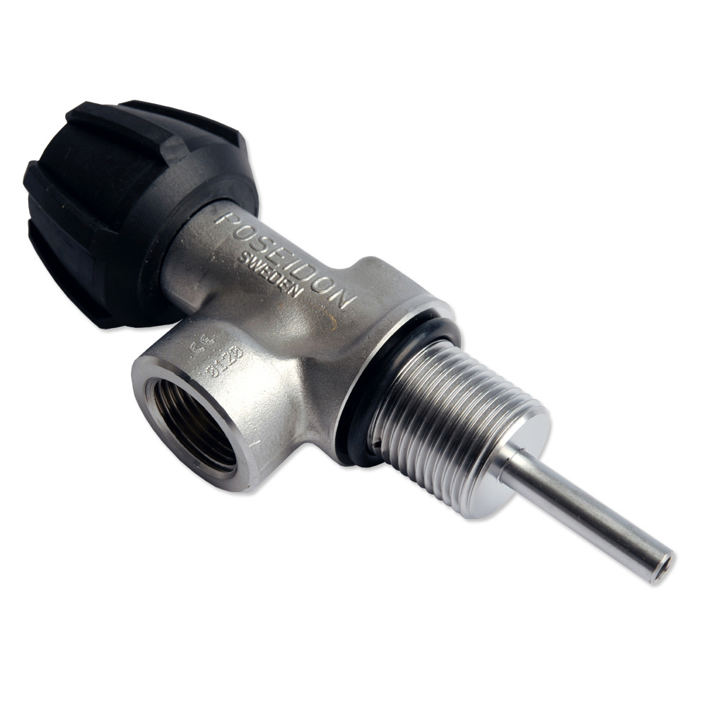 Poseidon Webshop - Cylinder Valve M25x2 Single 300 Bar
